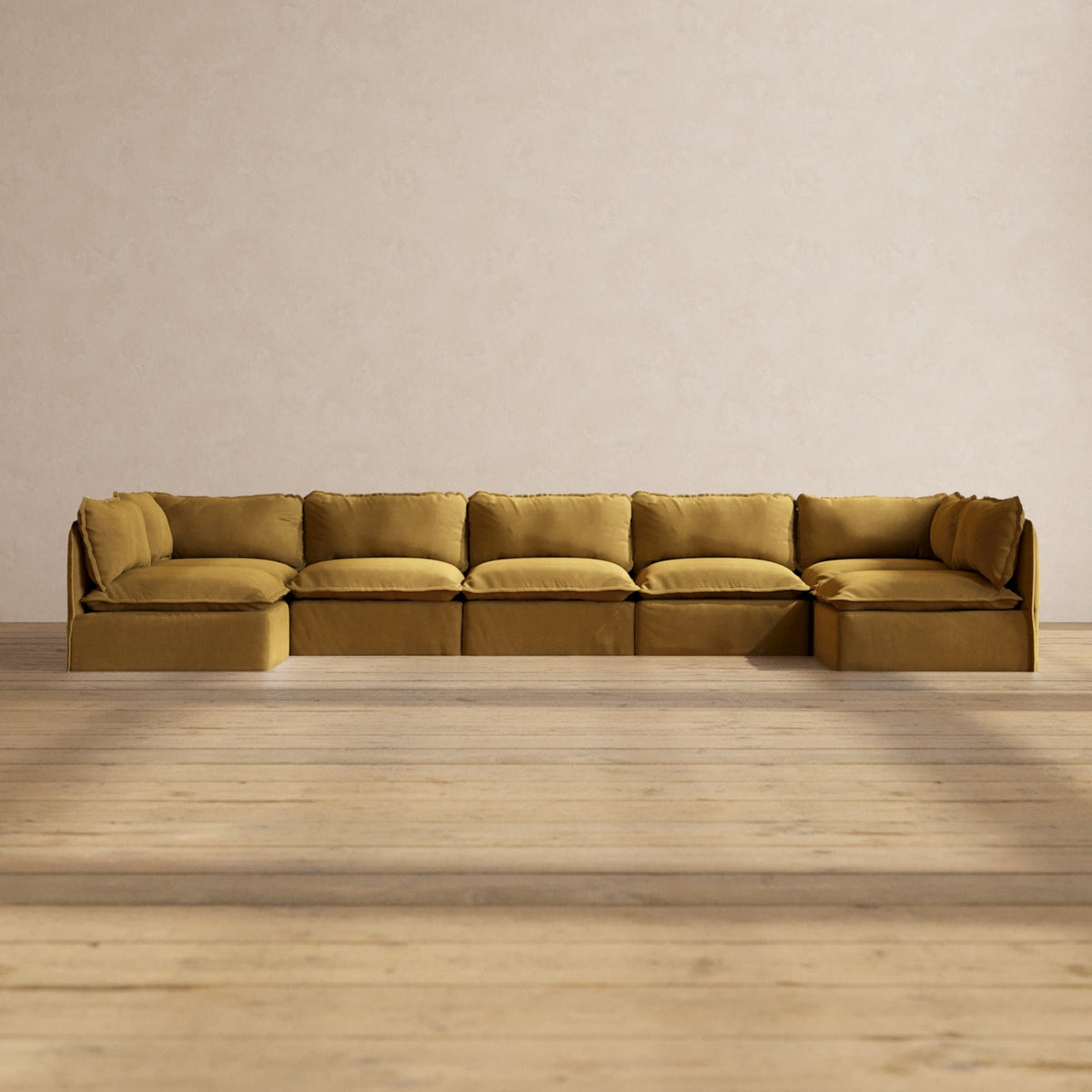 Slipcover Only - Modular Performance 7-Seater Open-Ends U-Sectional | – Anabei