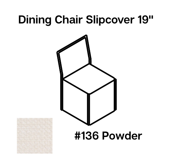 Slipcover 19" - Powder ACP-411-138 – Anabei
