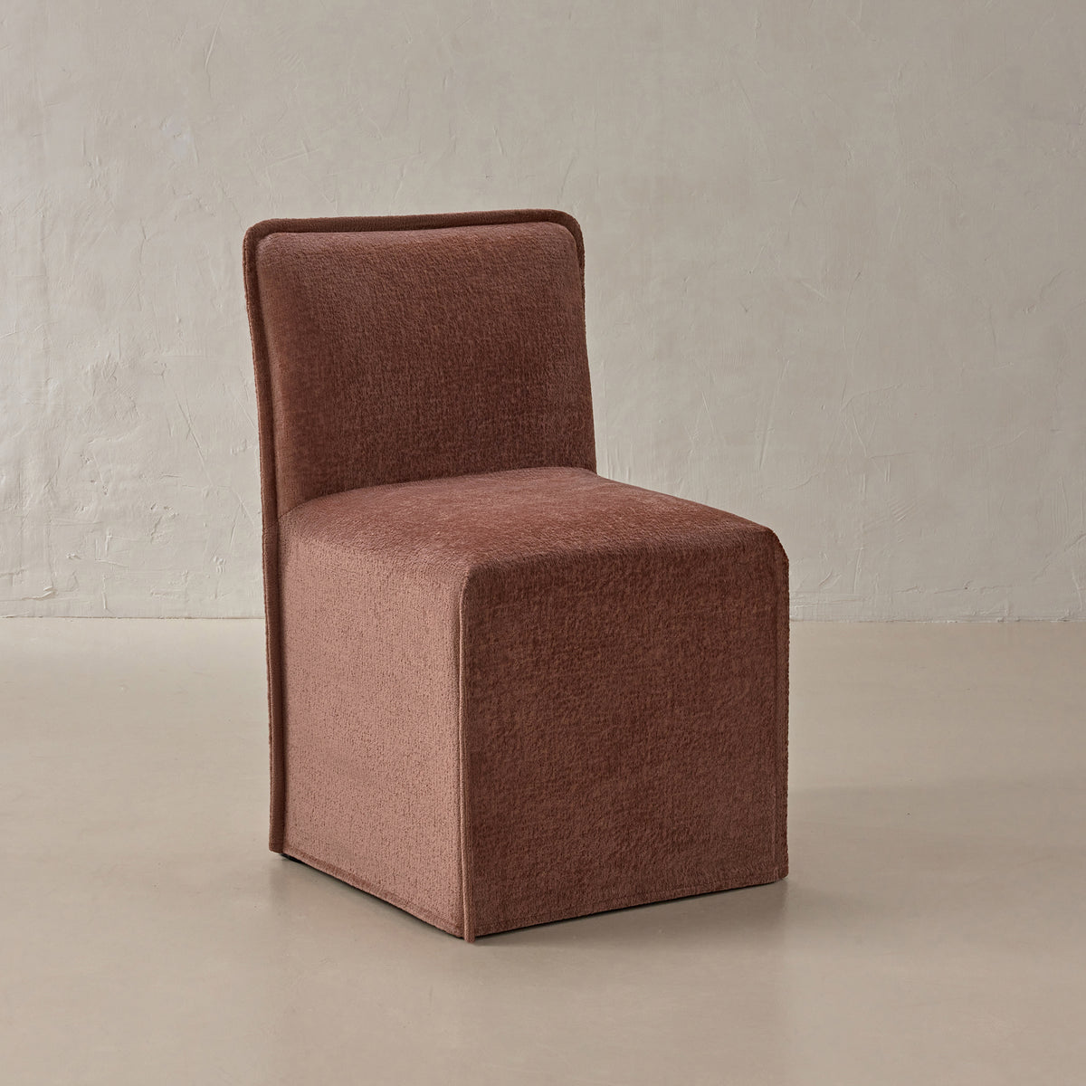 Washable Upholstered Dining Chair | 15” Back Height in Chestnut – Anabei