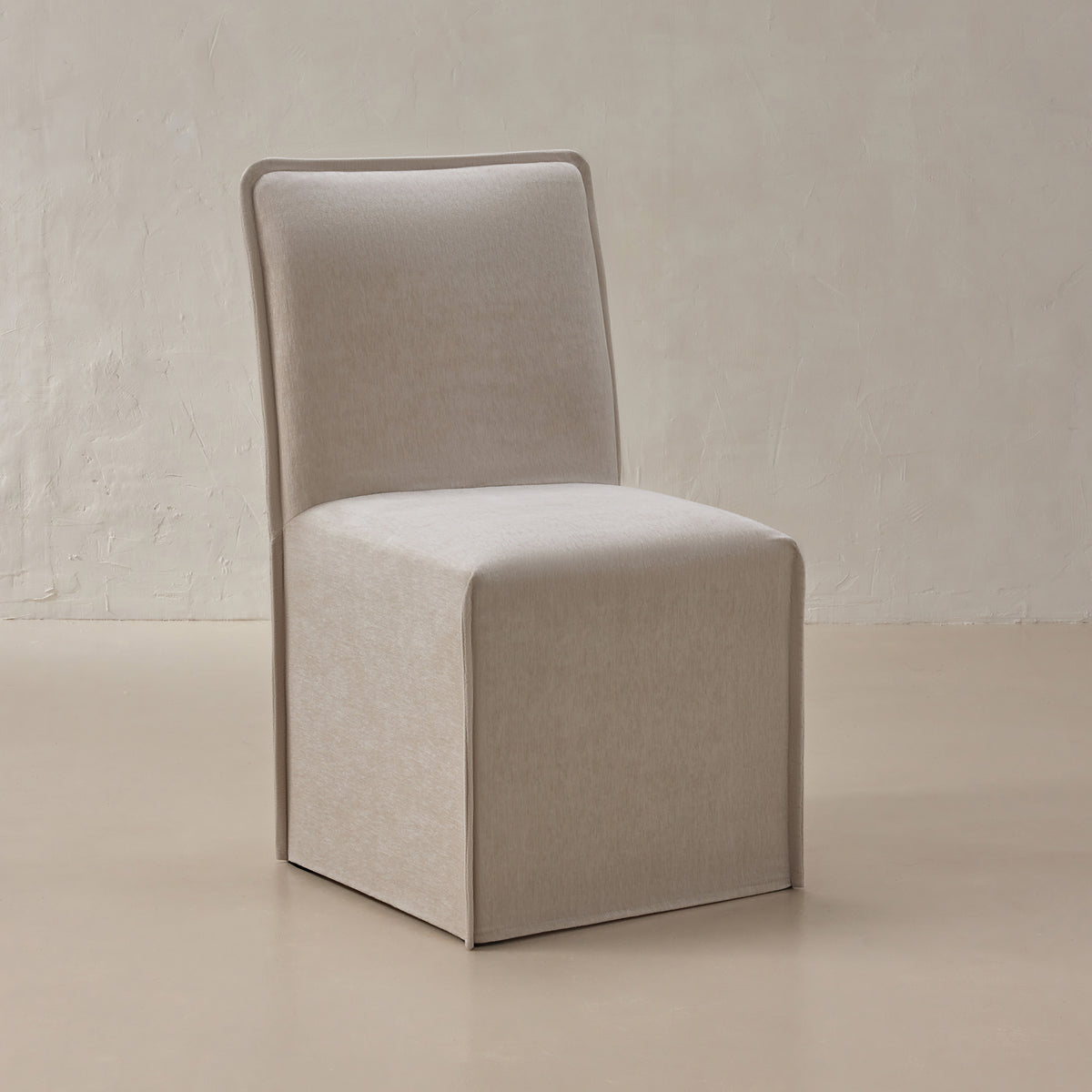 Washable Upholstered Dining Chair | 19” Back Height in Mist – Anabei