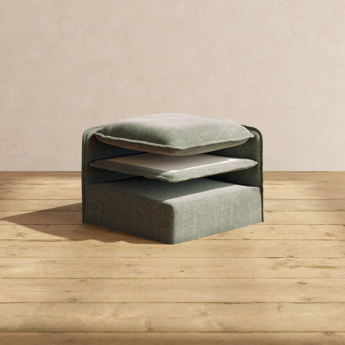 Elevate Comfort Layer Set for 3-Seater | Heirloom Velvet in Willow – Anabei