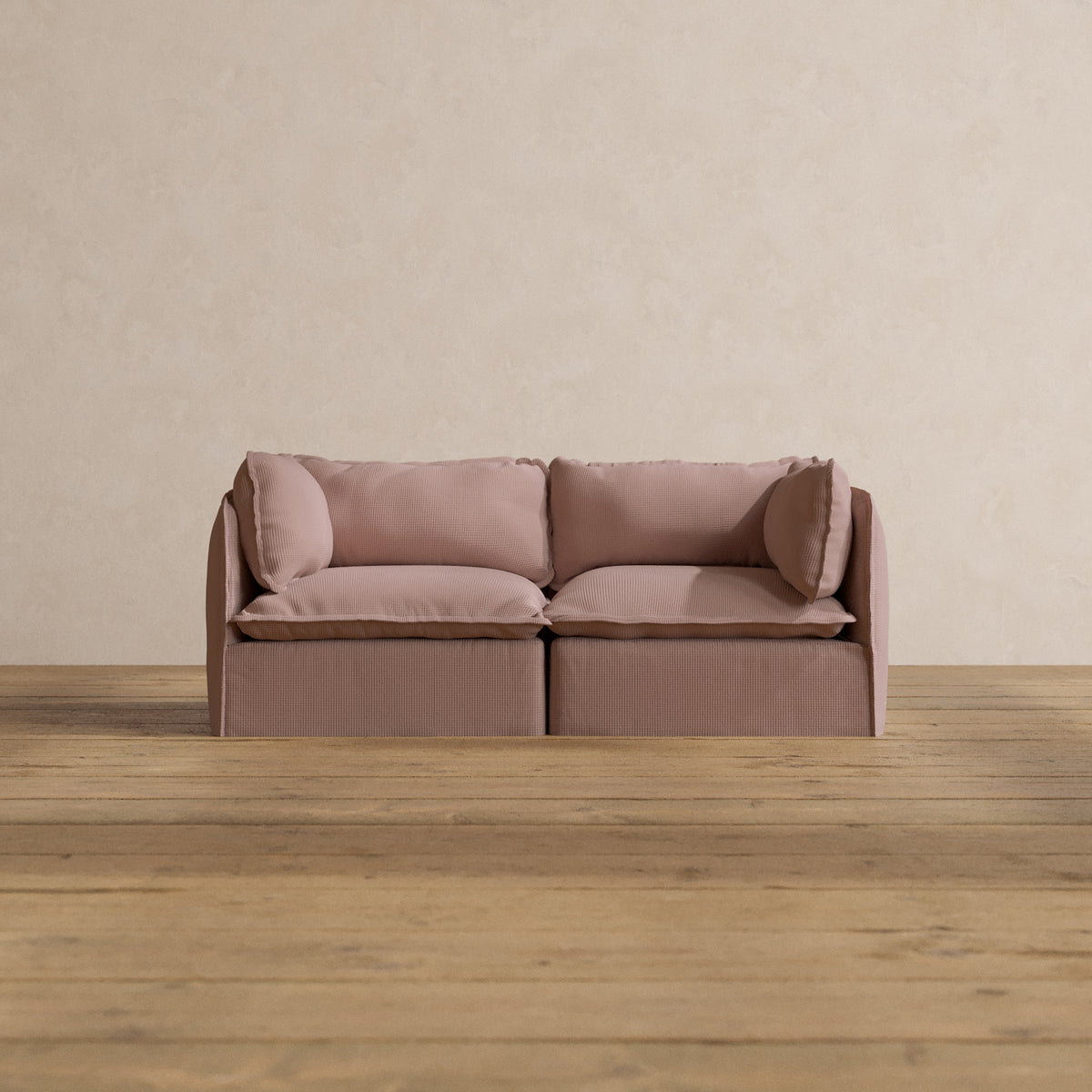 Modular Washable 2-Seater in Sakura | Deluxe+ Seat | Cloud Pillow – Anabei