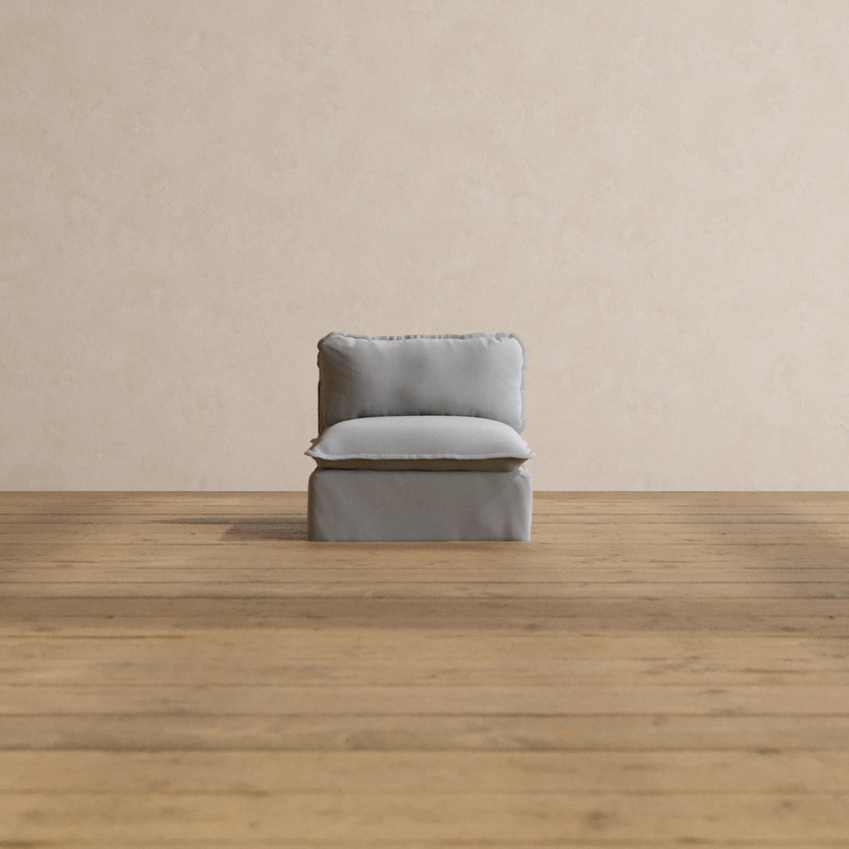 Modular Washable Armless Chair in Pumice | Memorix+ Seat | Contour Pil ...