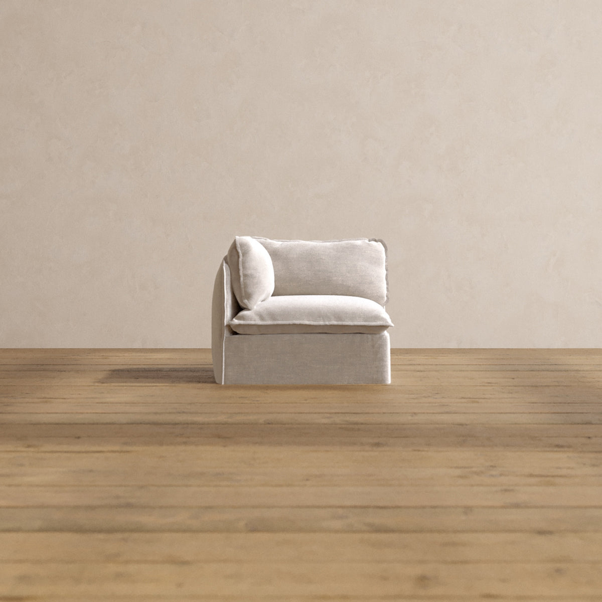 Modular Washable End Chair - Left in Mist | Memorix+ Seat | Contour Pi ...
